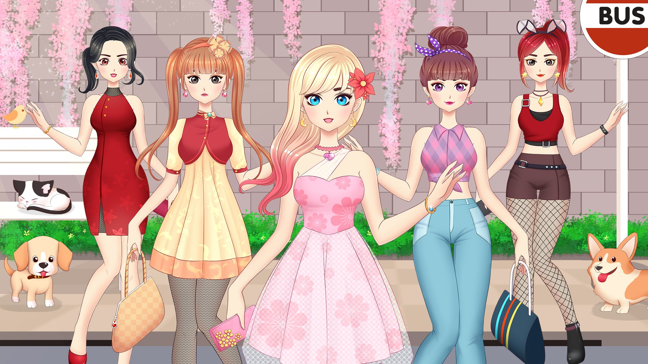 Anime Girls Dress Up Games 🕹️ Play on CrazyGames