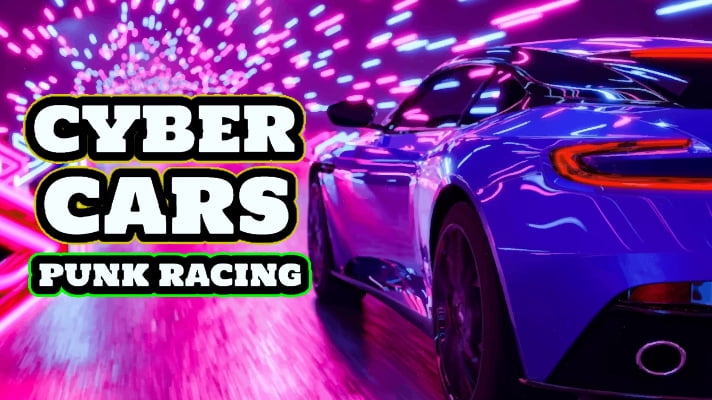 Cyber Cars Punk Racing 🕹️ Speel op CrazyGames
