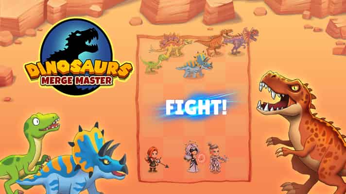 Dinosaurs Merge Master 🕹️ Mainkan di CrazyGames Dinosaurs Merge Master 🕹️ Mainkan di CrazyGames
