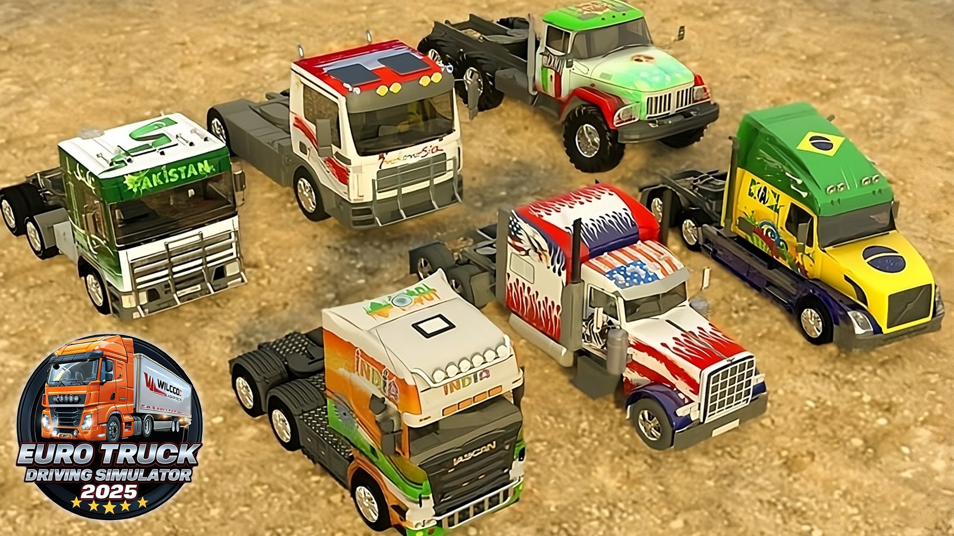 Play Euro Truck Driving Simulator 2025 On FNFunkin Game Online