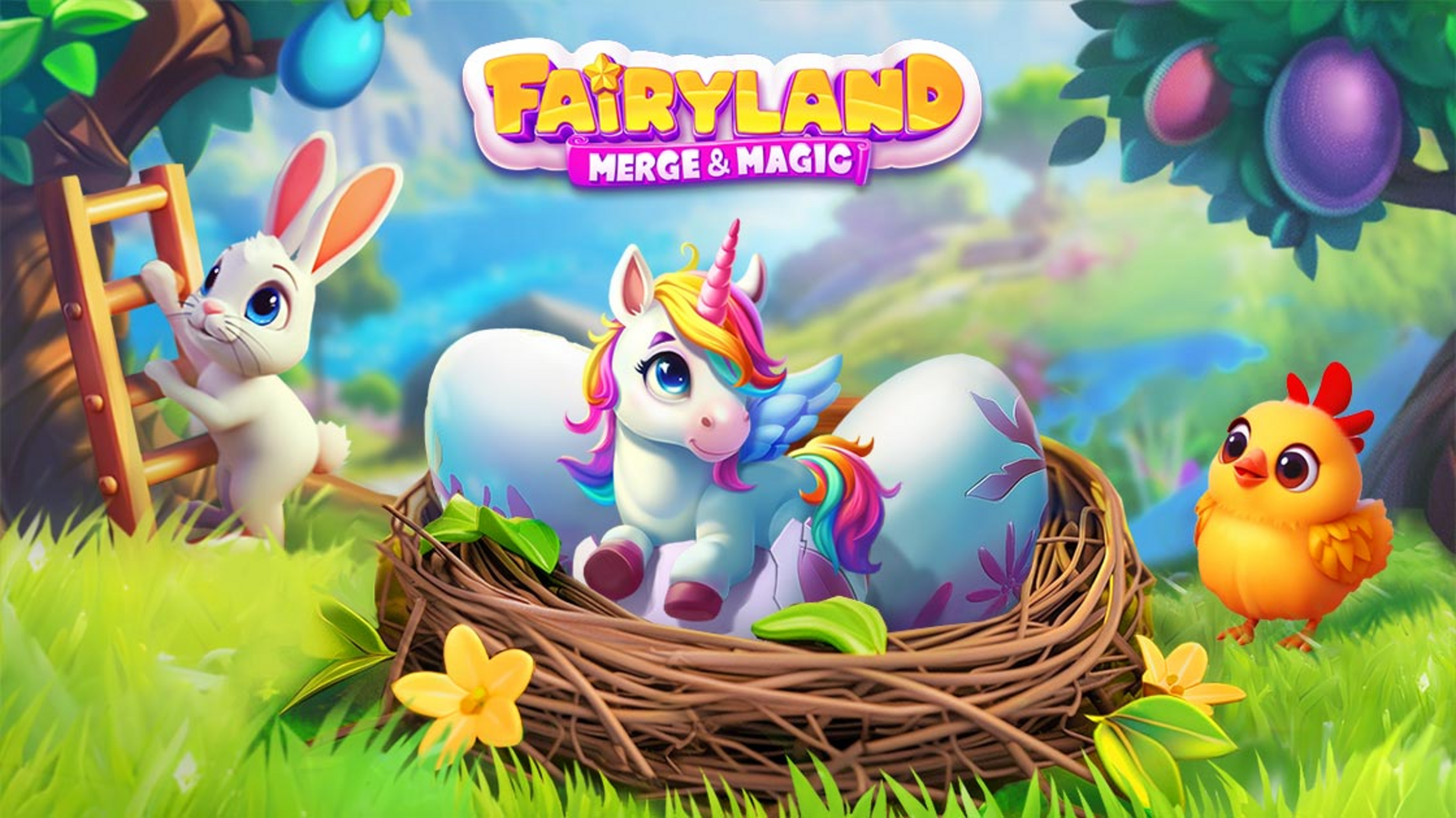 Fairyland Merge & Magic 🕹️ Játszd a CrazyGames