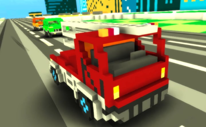 Blocky Traffic Racing - Play Blocky Traffic Racing on Crazy Games