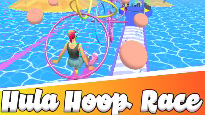 Hula Hoop Race 🕹️ Mainkan di CrazyGames