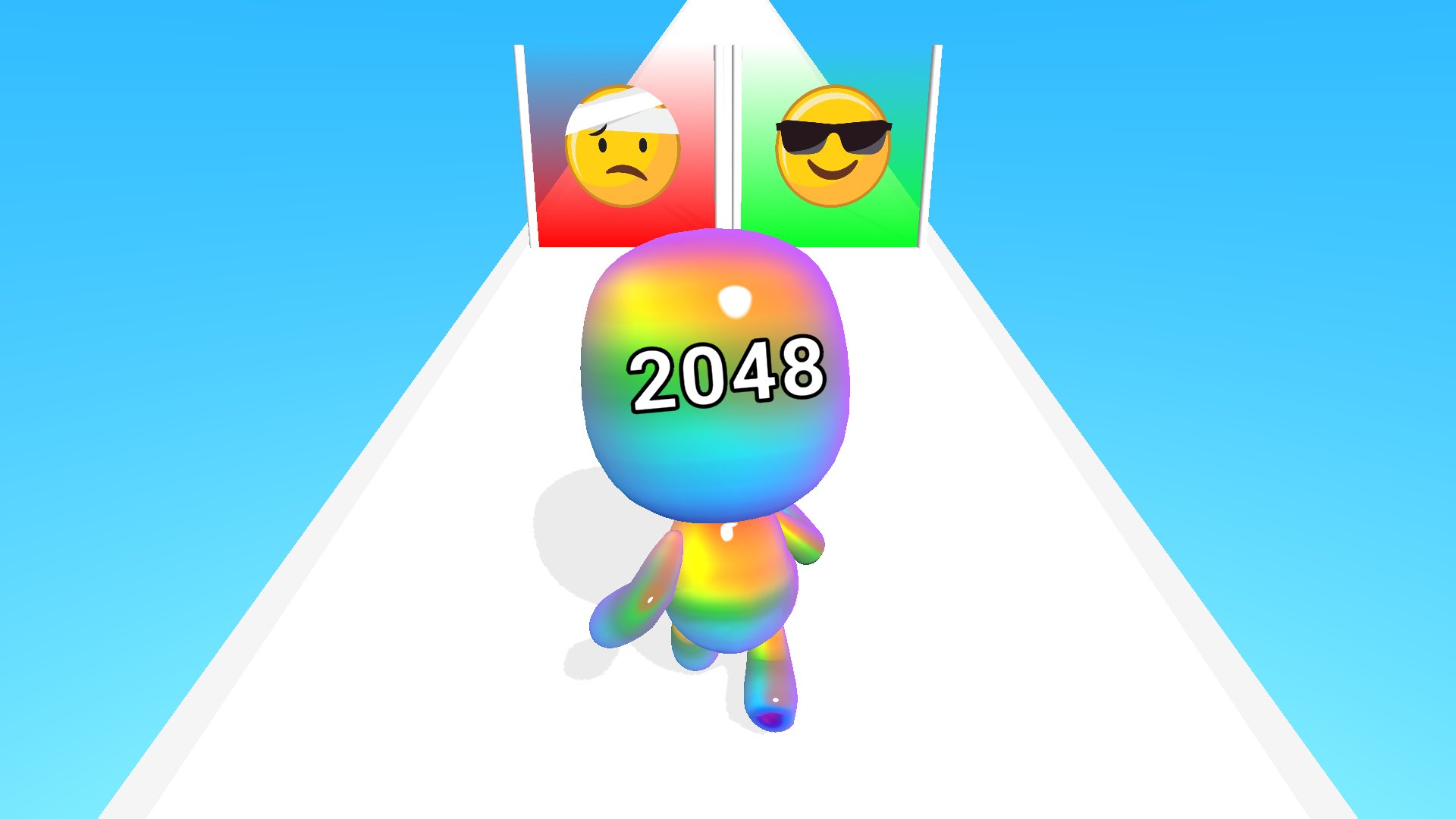 Man Runner 2048 🕹️ Hraj na CrazyGames